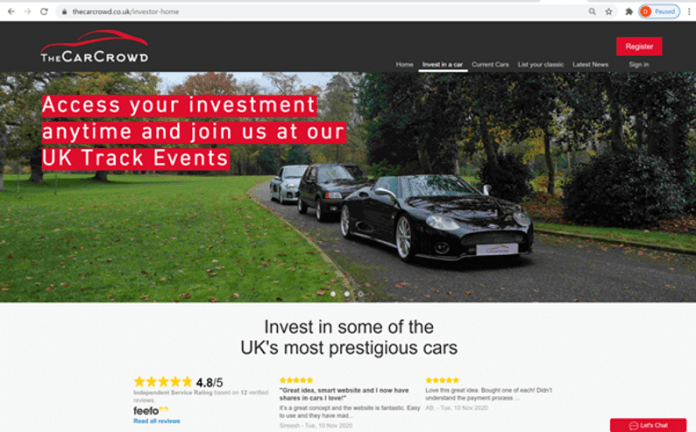 TheCarCrowd: a disruptive Passion Asset Investment Platform - UK Investor Magazine