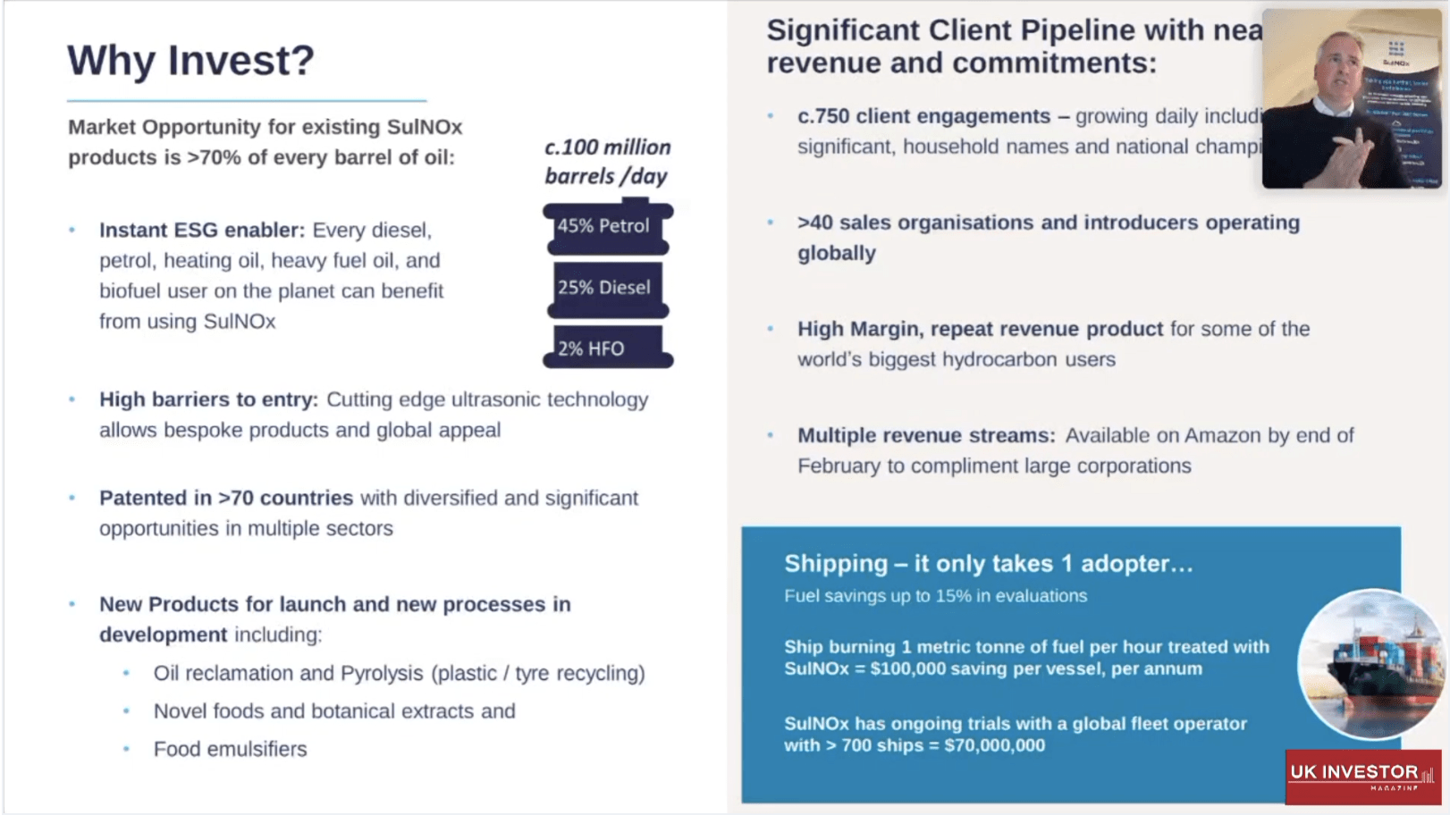 Sulnox presentation - UK Investor Magazine