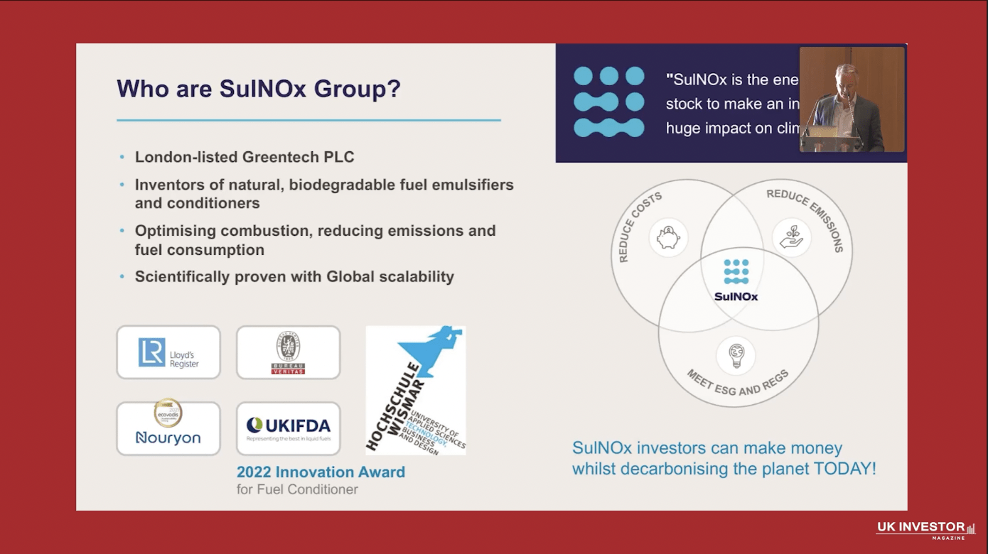 Sulnox presentation June 2022 - UK Investor Magazine